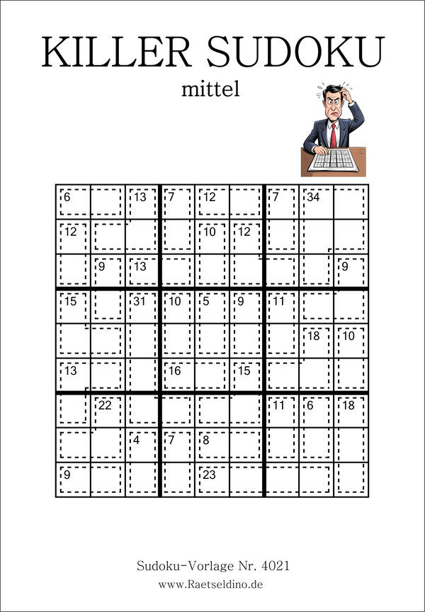 Killer Sudoku mittel