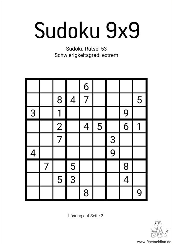 Sudoku extrem